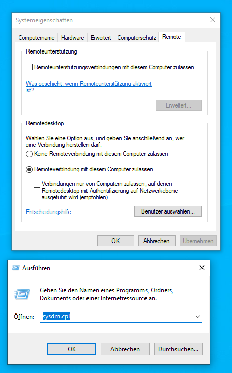 Windows Server -Authentifizierung auf Netzwerkebene (NLA) nicht erzwingen